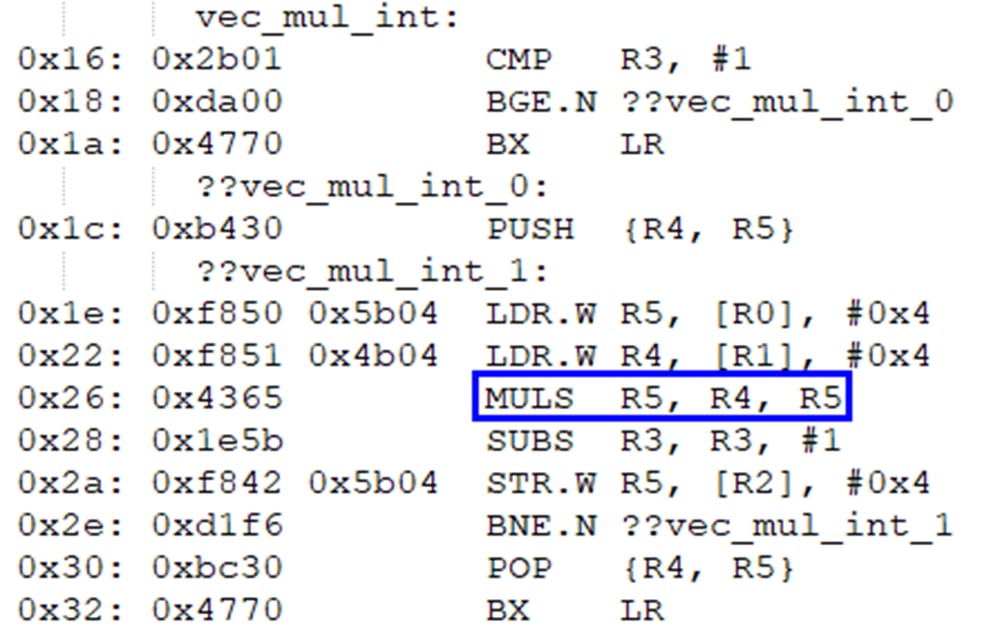 在IAR Embedded Workbench for Arm中使用Arm Cortex-R52 NEON